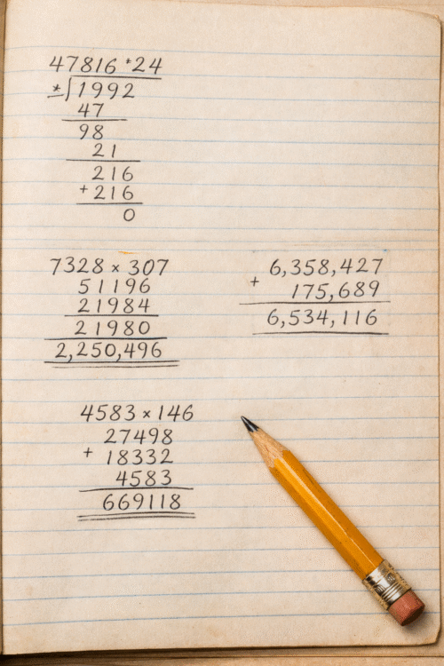 Handwriting in Mathematics • MaThCliX®